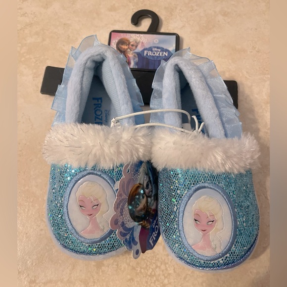 Disney | Shoes | Disney Frozen Queen Elsa Girls Slippers | Poshmark